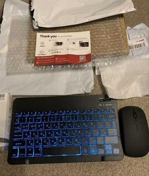 Блютуз клавиатура и мышка (BT5.0 + USB)