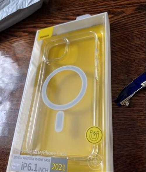Чехол силиконовый Baseus magsafe iPhone 13