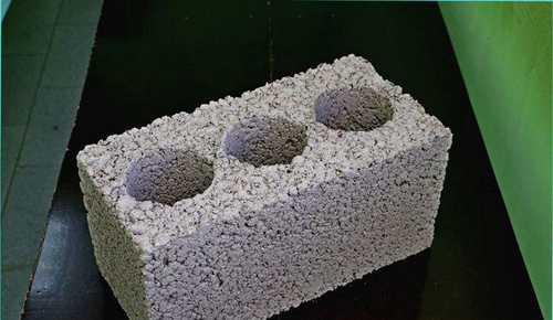 Керамзитные блоки трехпустотный Артикул BK9