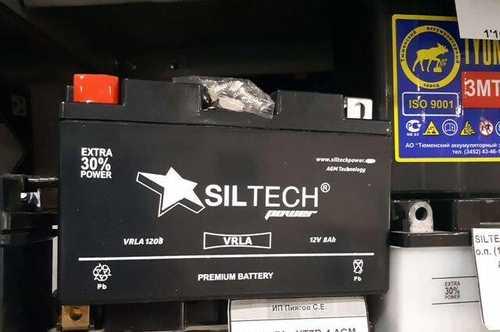Мото аккумулятор siltech vrla 12V8Аh (YT7B-4) 150*