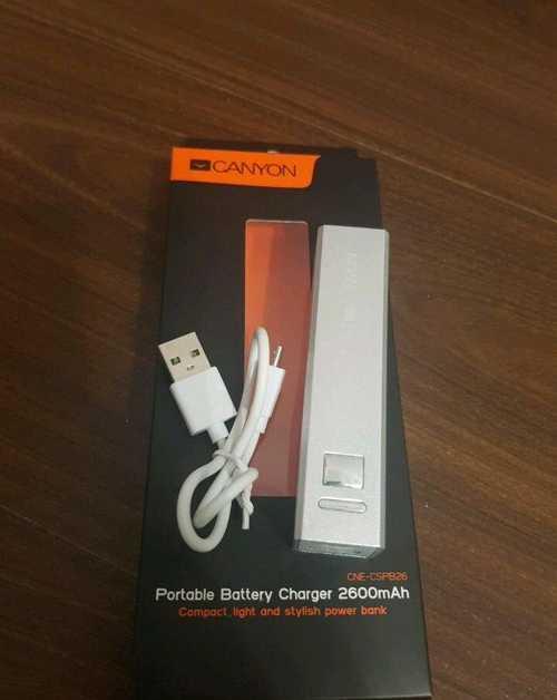 Power Bank Canyon 2600mAh