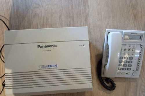 Атс Panasonic TEM824 6*16 и телефон 7730