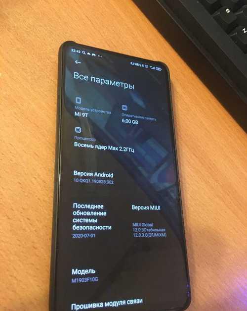 Xioami Mi 9T синий. продажа / обмен на яблоко