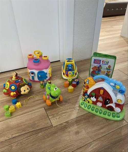 Развивающие игрушки пакетом Chicco, Vtech, Fisher