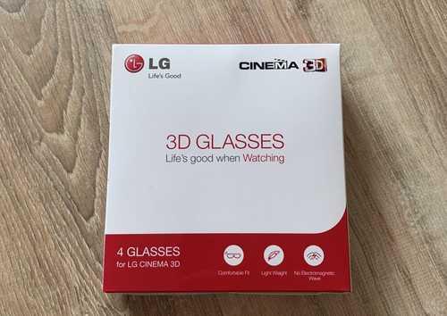3д очки LG 3D Glasses 4шт