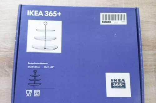 IKEA многоуровневое стеклянный сервировочный подно