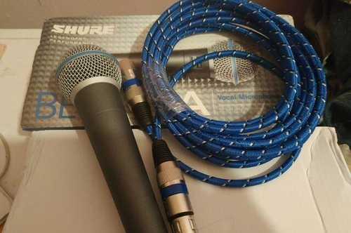 Проводной микрофон shure beta58