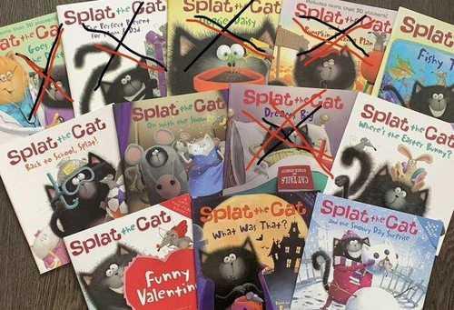 Splat the cat книги 20*20