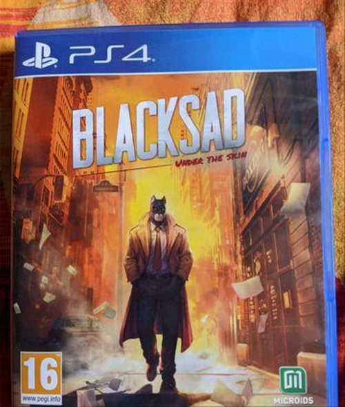Blacksad: Under the Skin. Игра для PS4. Диск