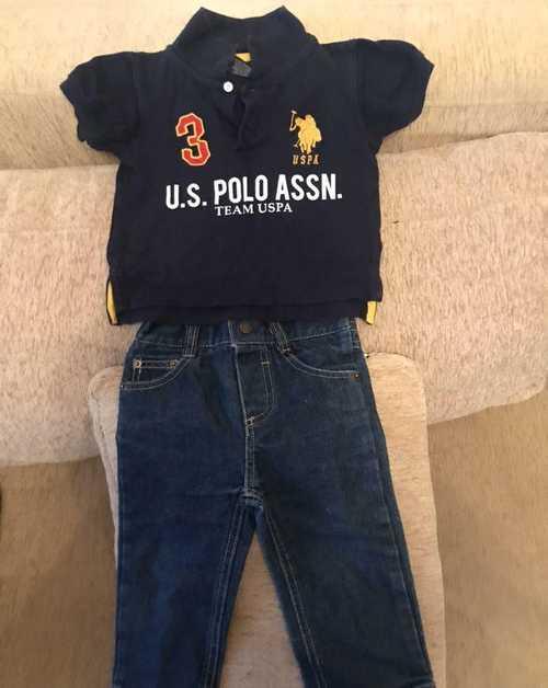 Одежда детская, джинсы и поло US. Polo