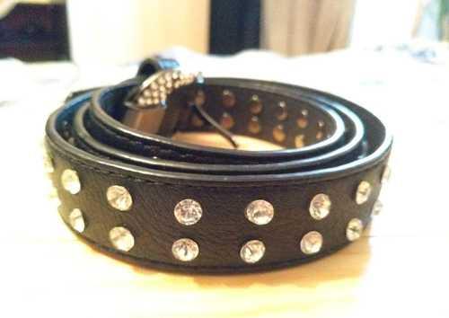 Ремень со стразами