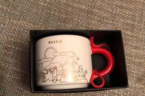 Кружка старбакс Россия новогодняя ornament mug
