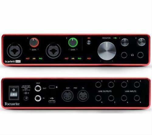 Звуковая карта Focusrite Scarlett 8i6 3rd Gen