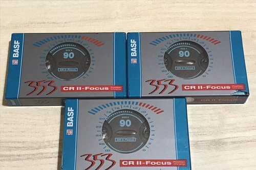 Аудиокассеты Basf 353 CRll-Focus 3 шт