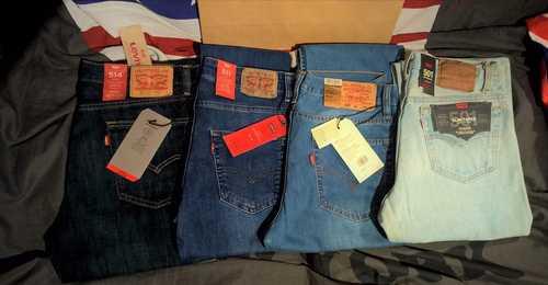 Levis - 4 оттенка Синего (Indigo. Light Blue)