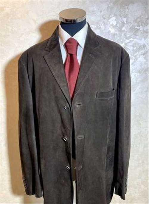 Замшевый пиджак-куртка, Brioni, размер 60, Оригина