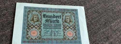 Банкнота 100 марок 1920 г. Германия