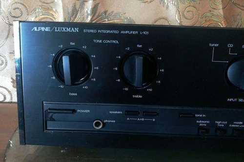 Luxman / alpine L - 101 усилитель