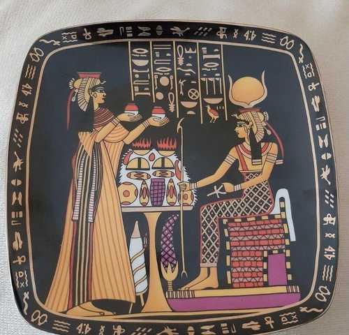 Тарелка настенная из Египта большая