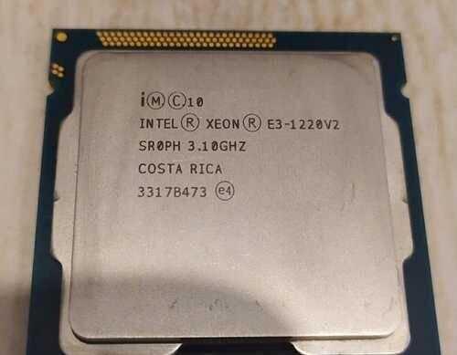 Процессор Intel Xeon E3 1220v2 (Аналог I7 3770)