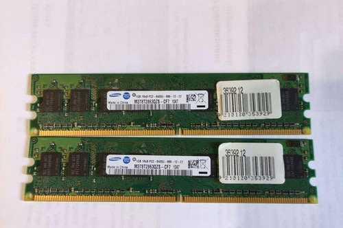 Оперативная память DDR2 800 2x1 Гб