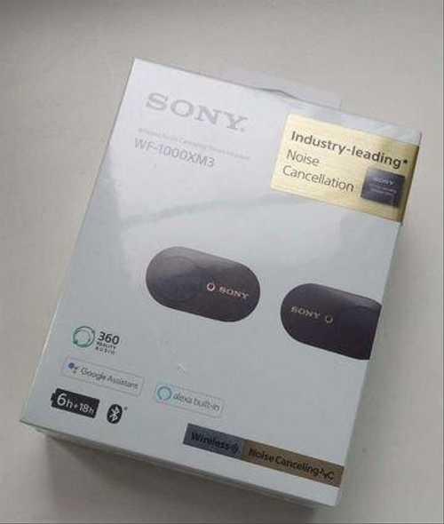 Беспроводная гарнитура Sony WF-1000XM3 новая