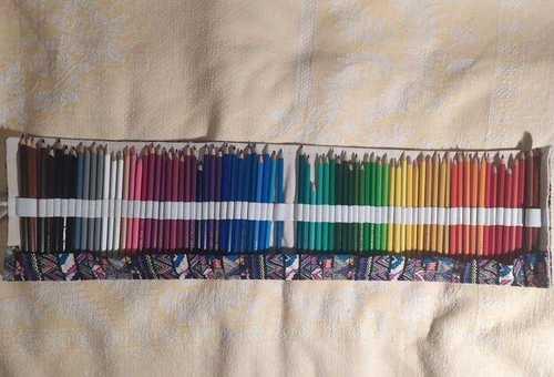 Комплект цветных карандашей в чехле
