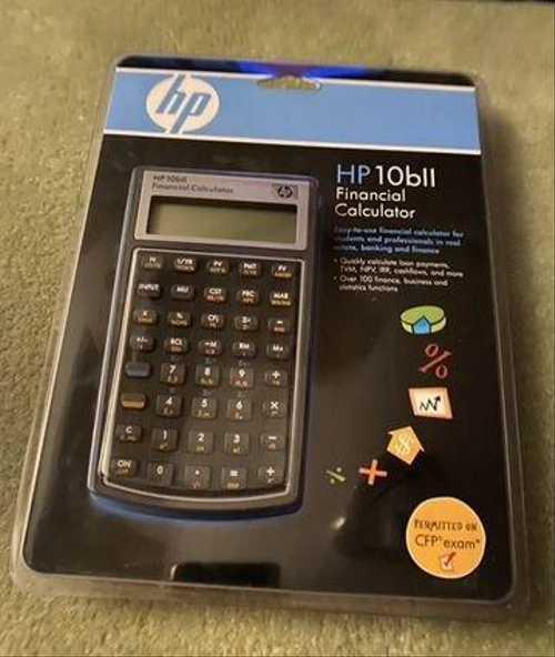 HP 10bll финансовый калькулятор