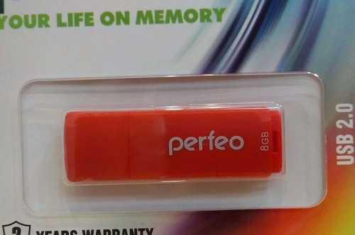 Флешка красная USB 2.0 Pefeo 16GB PF-C04