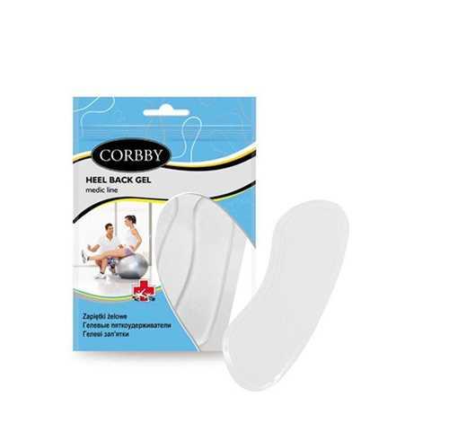 Пяткоудерживатели гелевые corbby Heel Back Gel, бе