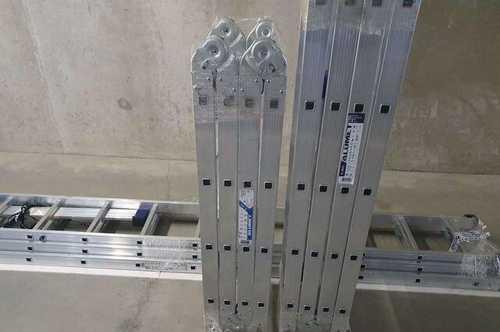 Лестницы алюминиевые трехсекционные Алюмет