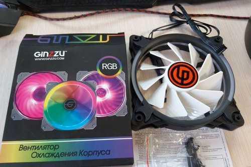 RGB вентилятор Ginzzu 12R6