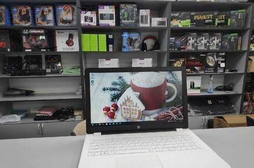 Белый ноутбук HP 15-rb067ur a4/ssd 240gb trade-in
