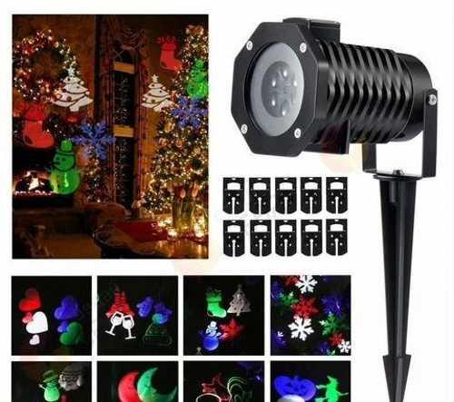 Лазерный проектор Christmas led projector light