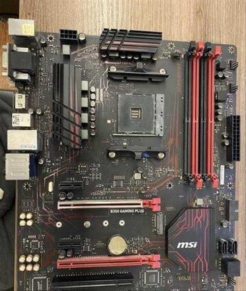 Материнская плата MSI B350 Gaming plus