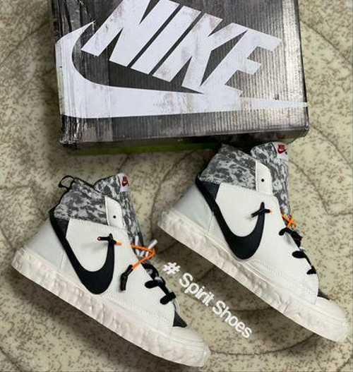 Nike Blazer Mid x readymade White Кроссовки