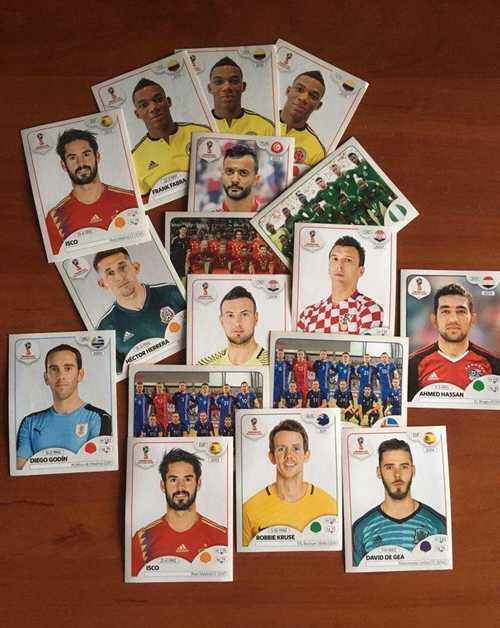 Наклейки panini fifa 2018 (чм в России)