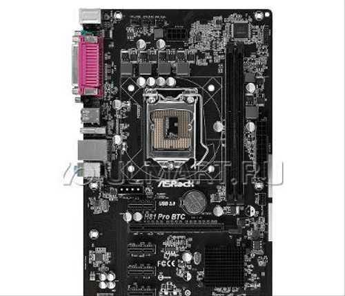 Мат. плата Asrock h81 pro btc
