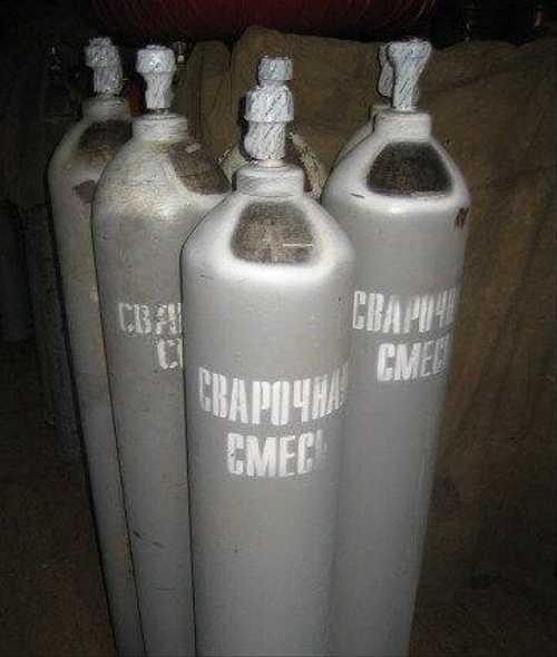 Баллоны сварочная смесь (Ar80 CO2-20)