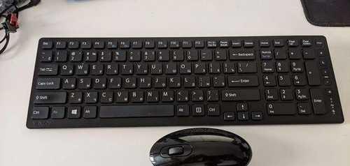 Беспроводная клавиатура и мышь Sony