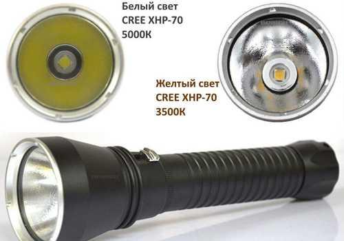 Подводный фонарь D170 светодиод cree XHP-70.2