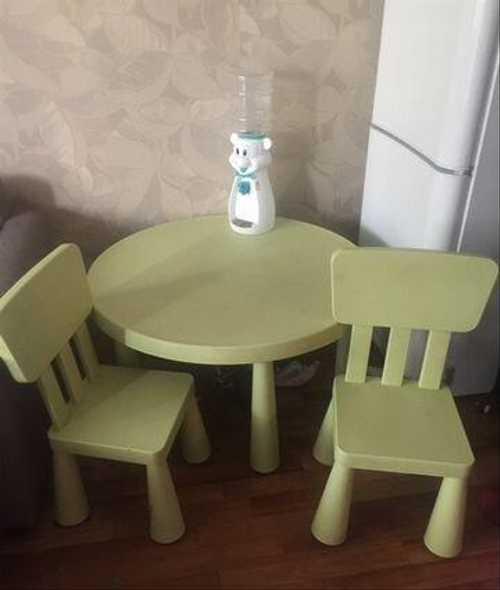 Стол и стулья Икея IKEA серия маммут