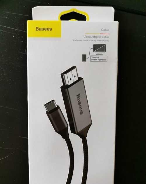 Baseus Type C на hdmi кабель адаптер