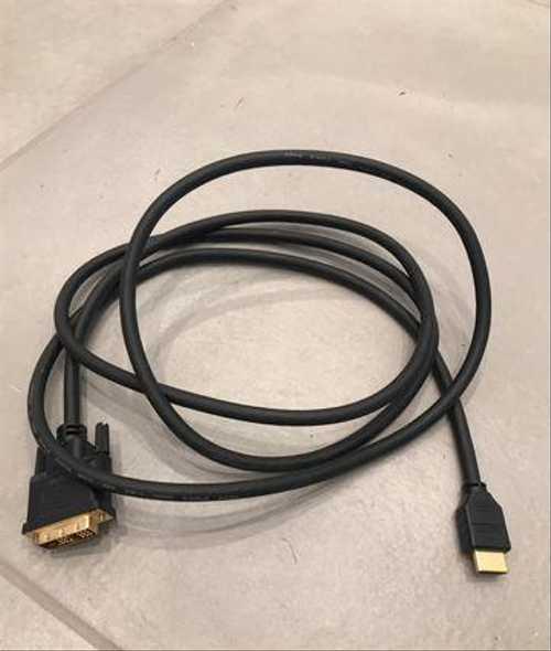 Кабель hdmi + dvi