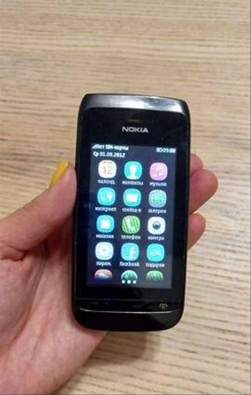 Nokia Asha 309 + карта памяти 2GB