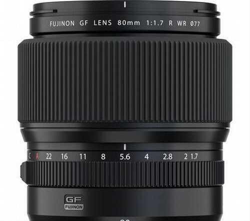 Fujifilm GF 80mm f/1.7 R WR новый рст