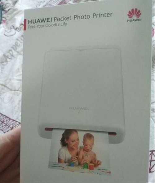 Компактный фотопринтер huawei Pocket Photo CV80