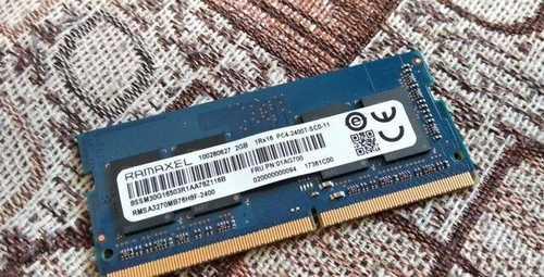 Оперативная память 2GB DDR4 2400 sodimm Ramaxel