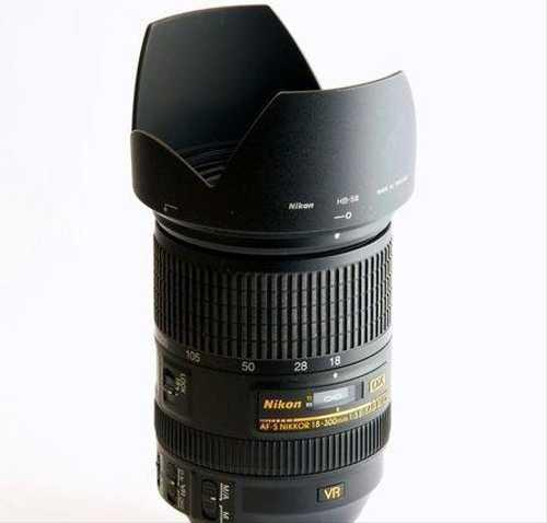 Nikon AF-S DX 18300mm f/3.55.6 G ED VR+Коробка+