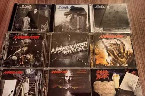 Фирменные CD диски black death thrash heavy metal